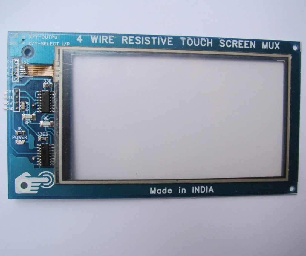 4 Wire Resistive LCD Touch Screen Mux Panel Module - Hacktronics