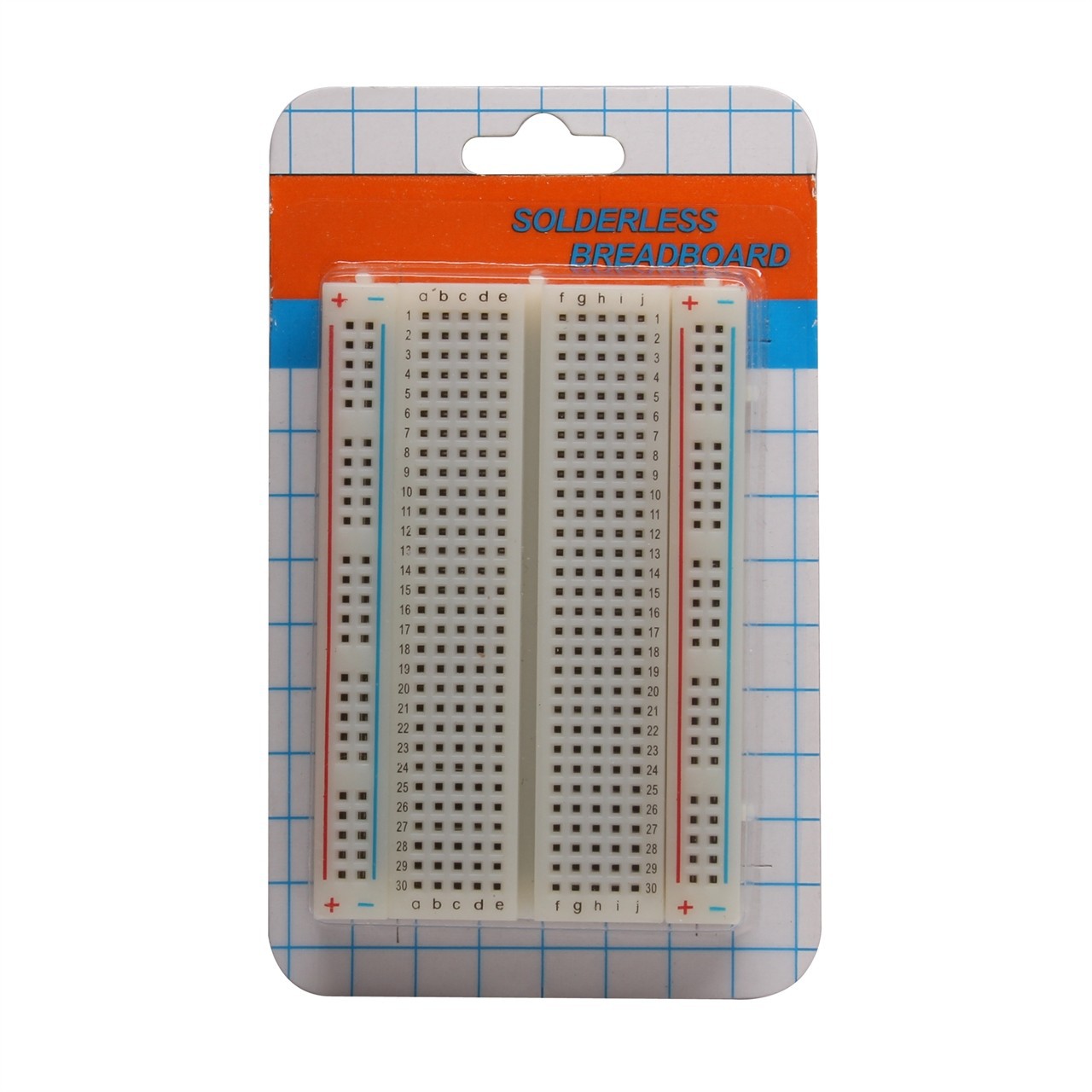 400 Tie Point Solderless Breadboard - Hacktronics