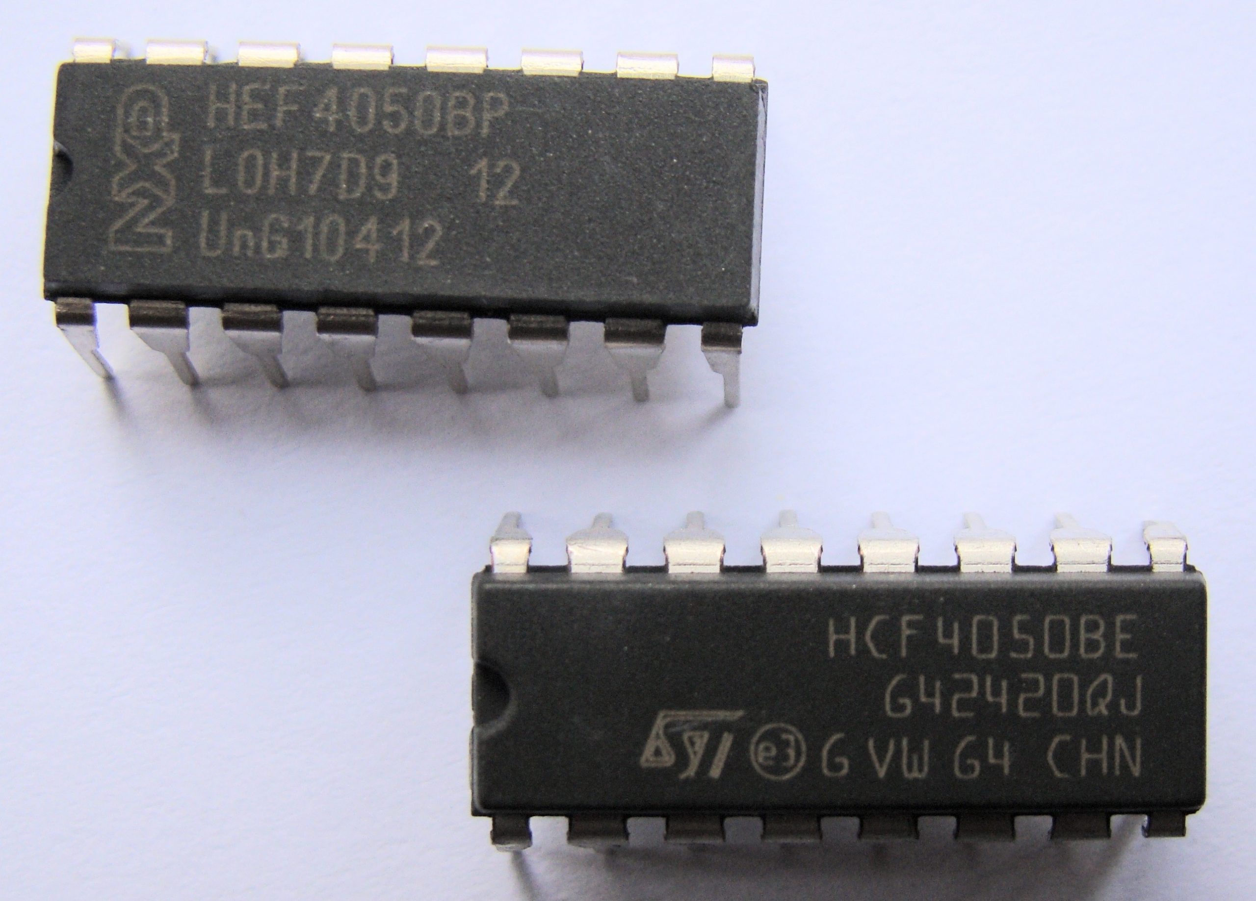 4050: Hex Buffer/Converter (Non-Inverting) - Hacktronics
