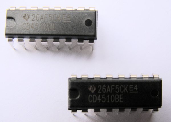 4510: Presettable 4-bit BCD Up/Down Counter - Hacktronics