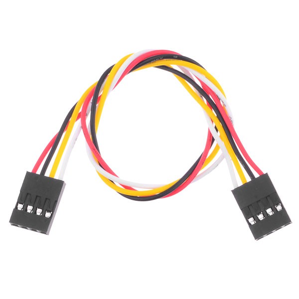 4P Pin/Port Female to Female DuPont Cable 2.54MM Pitch - Hacktronics
