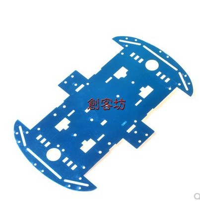 4WD Aluminum Car Chassis Floor Aluminum Plate 1.5MM - Hacktronics