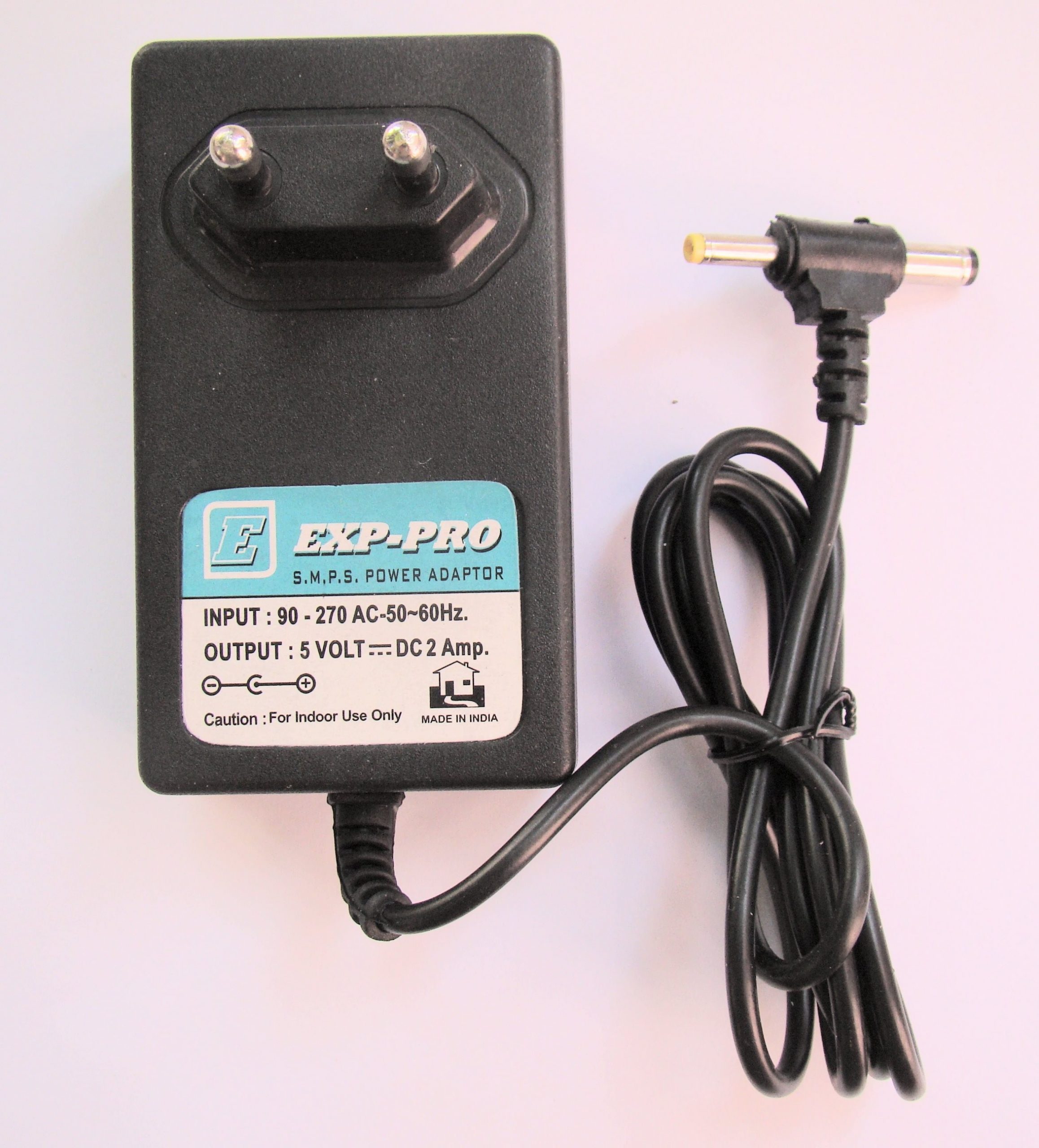 5 Volts 2 Amps DC Power Supply Adapter - Hacktronics