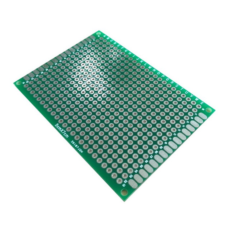 5 x 7 cm Double Sided Tin Coated Solderable FiberGlass Perf Board PCB ...