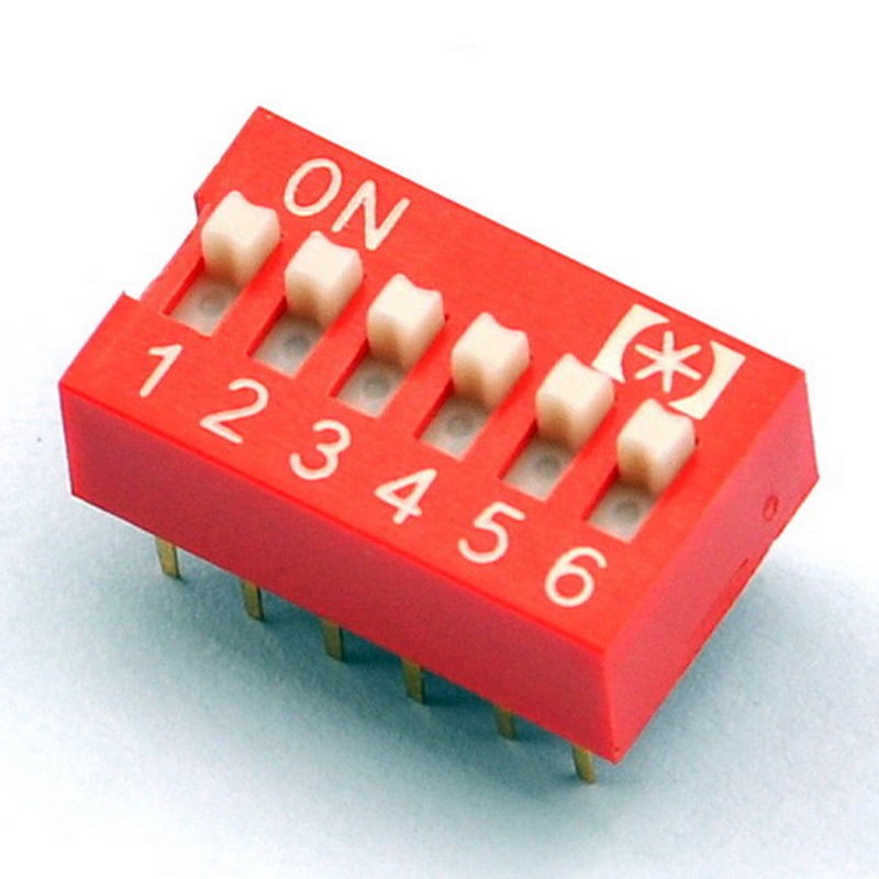 6 Positions DIP Switch - Hacktronics
