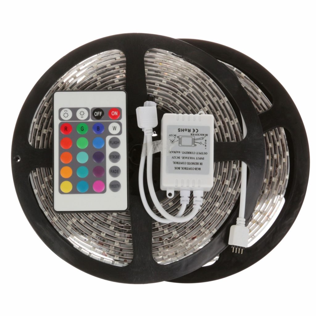 60 RGB SMD LED per Meter Weather Proof Flexible Tape Roll Strip - Hacktronics