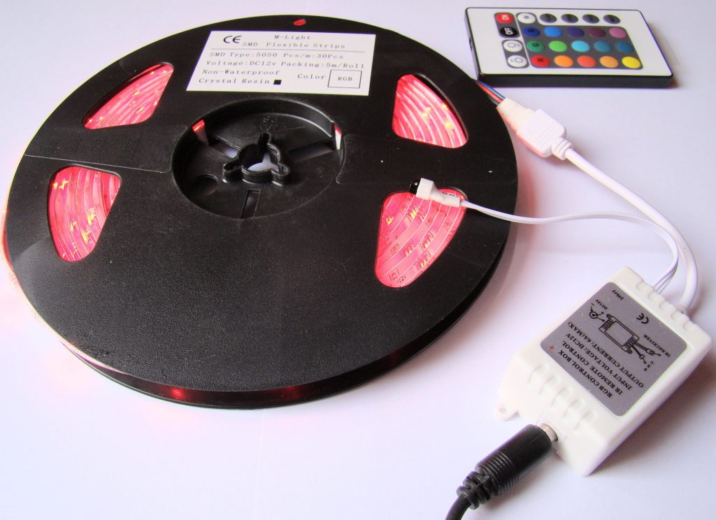 60 RGB SMD LED per Meter Weather Proof Flexible Tape Roll Strip ...