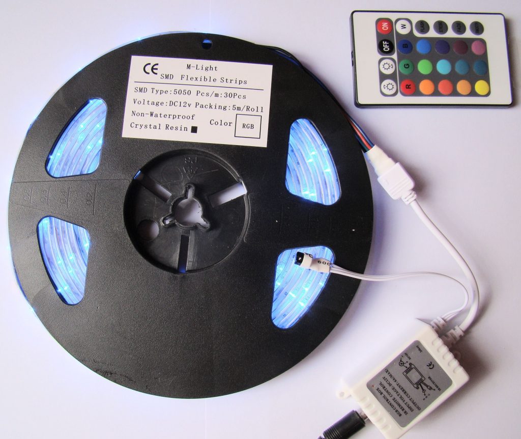 60 RGB SMD LED per Meter Weather Proof Flexible Tape Roll Strip ...