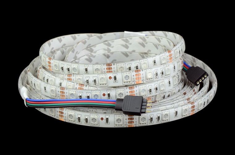 60 RGB SMD LED per Meter Weather Proof Flexible Tape Roll Strip ...