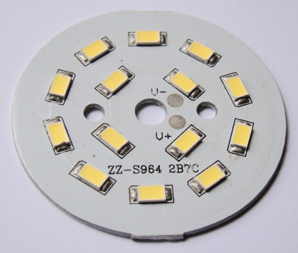 7W Ultra Bright SMD LED Round Panel Light PCB - Hacktronics