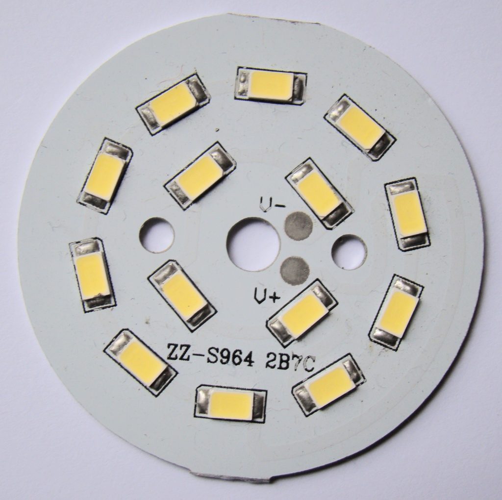 7W Ultra Bright SMD LED Round Panel Light PCB - Hacktronics