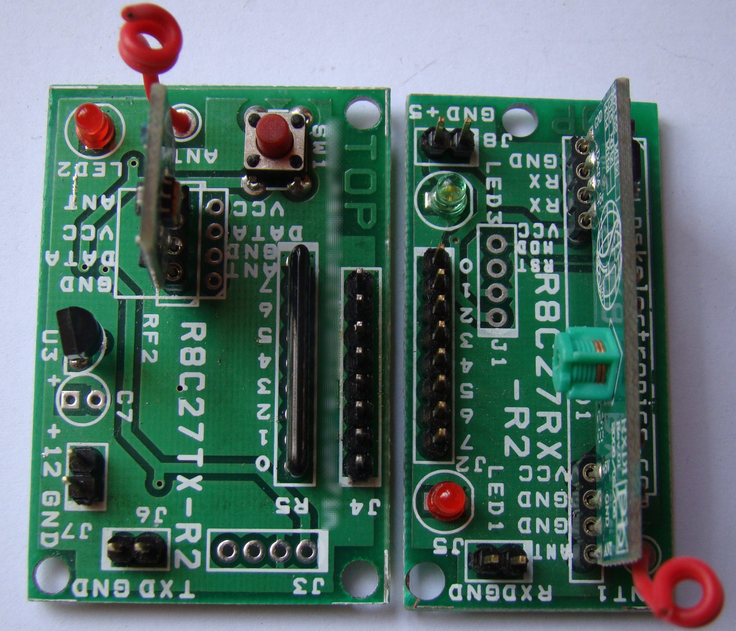 8 Channel RF Remote Module with Serial Data Transfer - Hacktronics
