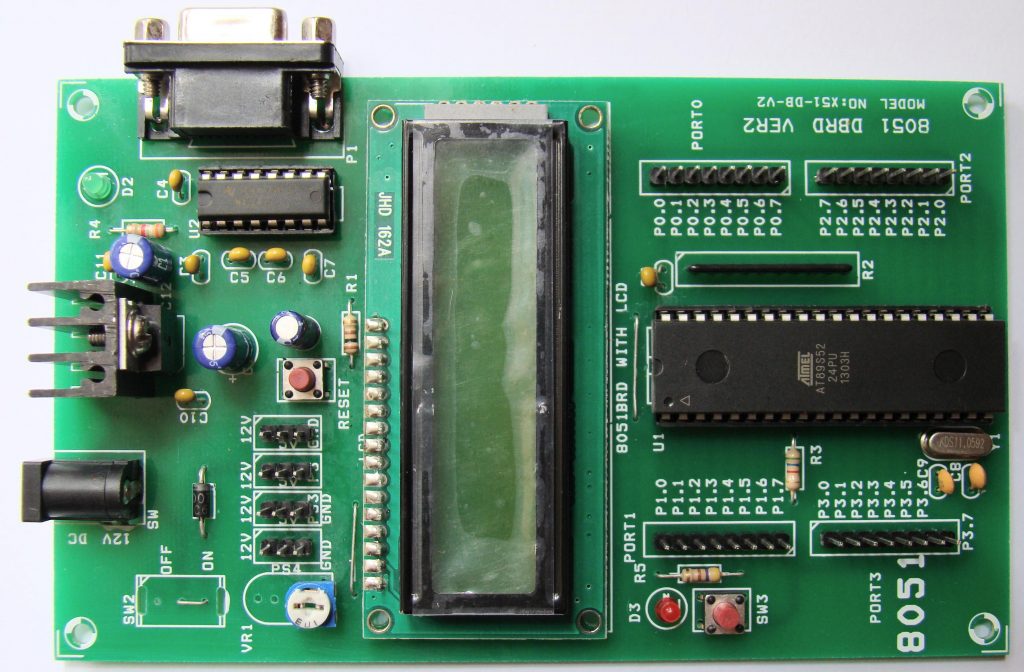 8051 Microcontroller Evaluation Board - Hacktronics
