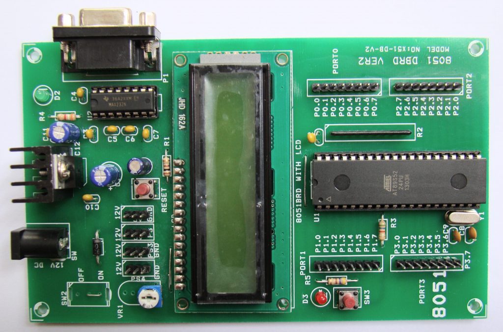 8051 Microcontroller Evaluation Board - Hacktronics
