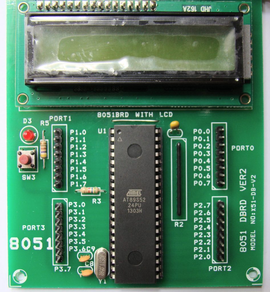 8051 Microcontroller Evaluation Board - Hacktronics
