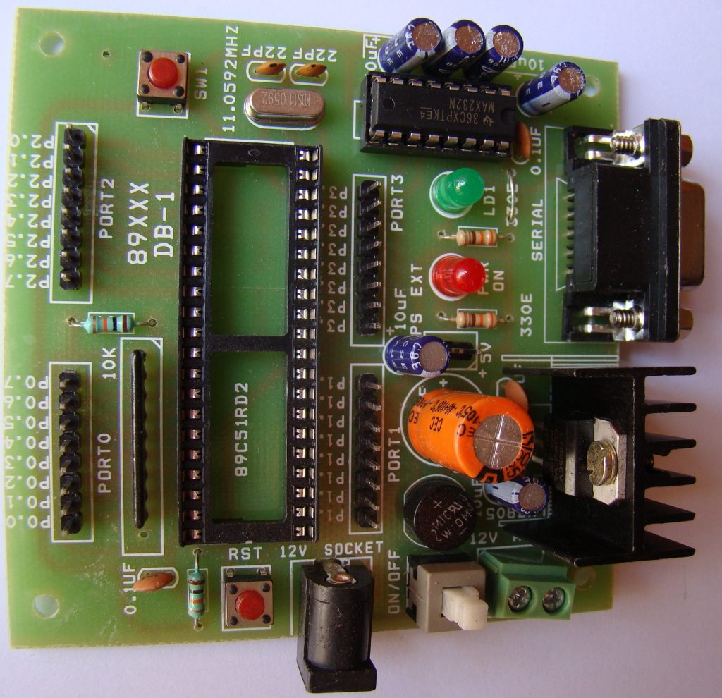 8051 Prototype Development Board - Hacktronics