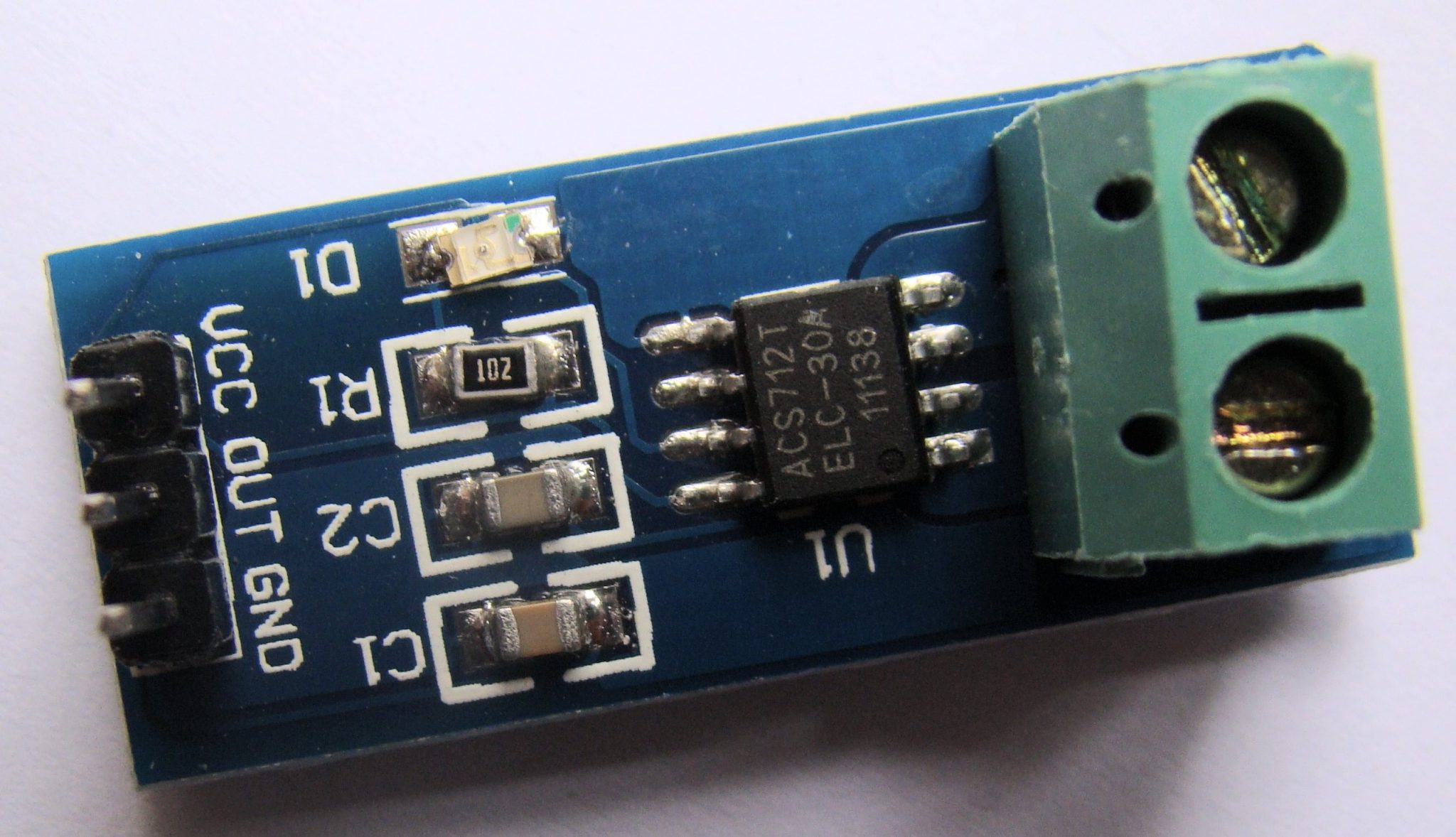 ACS712 20A Range Current Sensor Module - Hacktronics