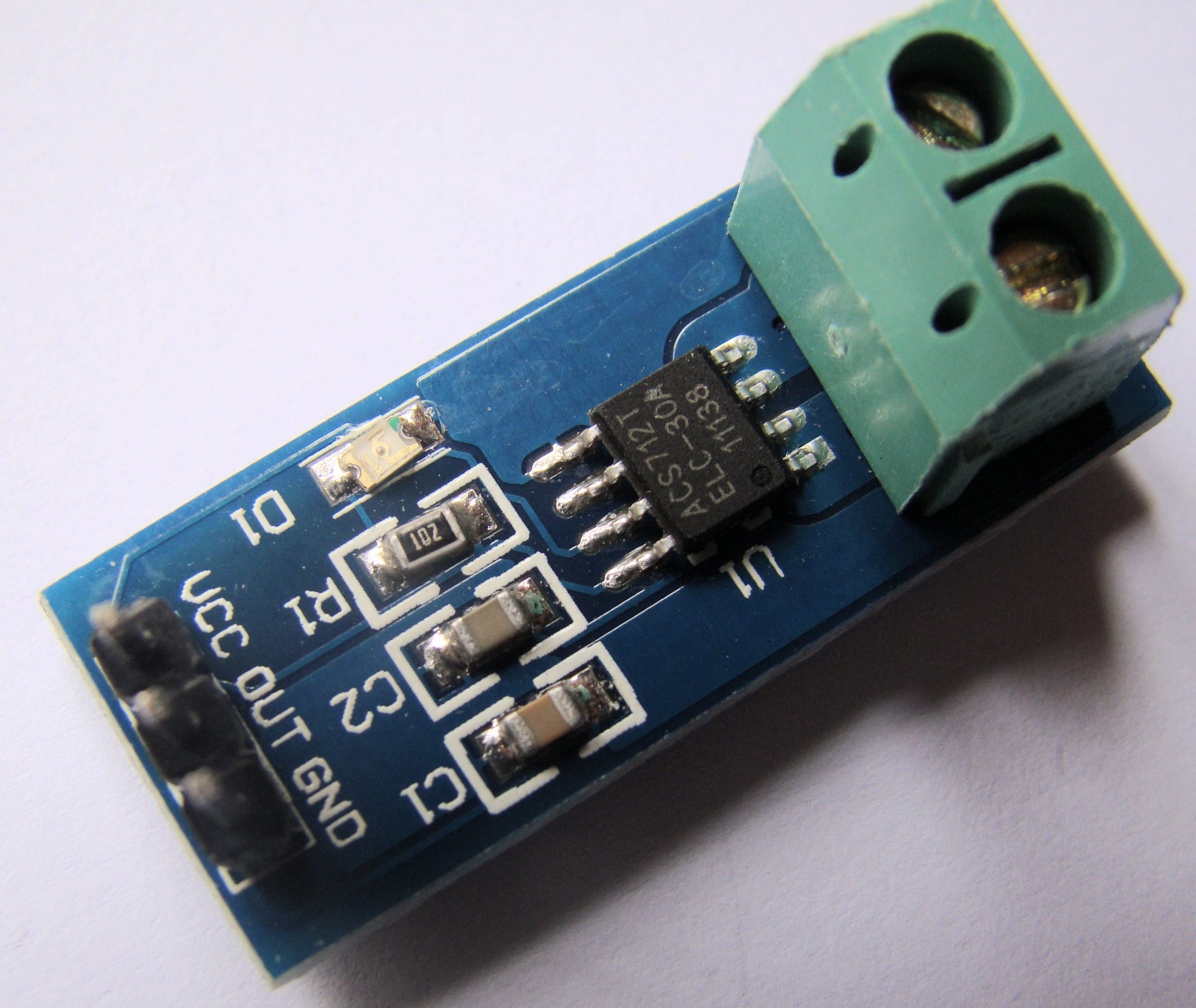 ACS712 30A Range Current Sensor Module - Hacktronics