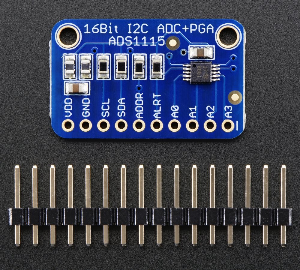 ADS1115 16-Bit ADC - 4 Channel with Programmable Gain Amplifier ...