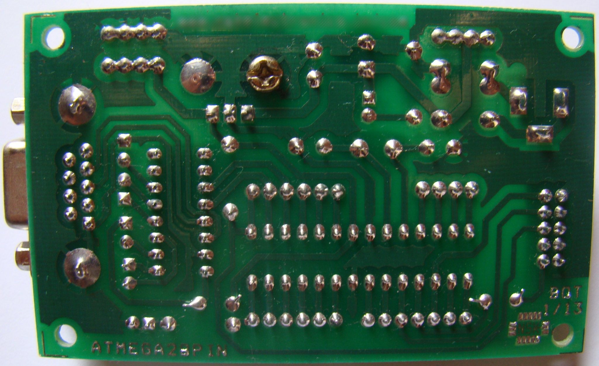 AVR ATMEGA328P 28 Pin Prototype Board with RS232 - Hacktronics