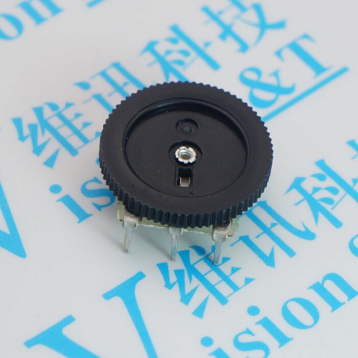 B203 20K Single Potentiometer Three-Leg Dial Potentiometer 16x2MM ...