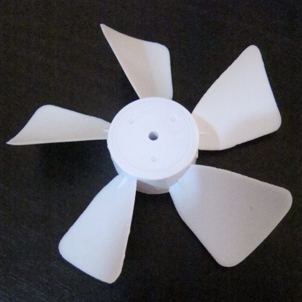 Big White Nylon Paddle Blade Propeller Wind Leaf Fan Blades 4mm Shaft ...