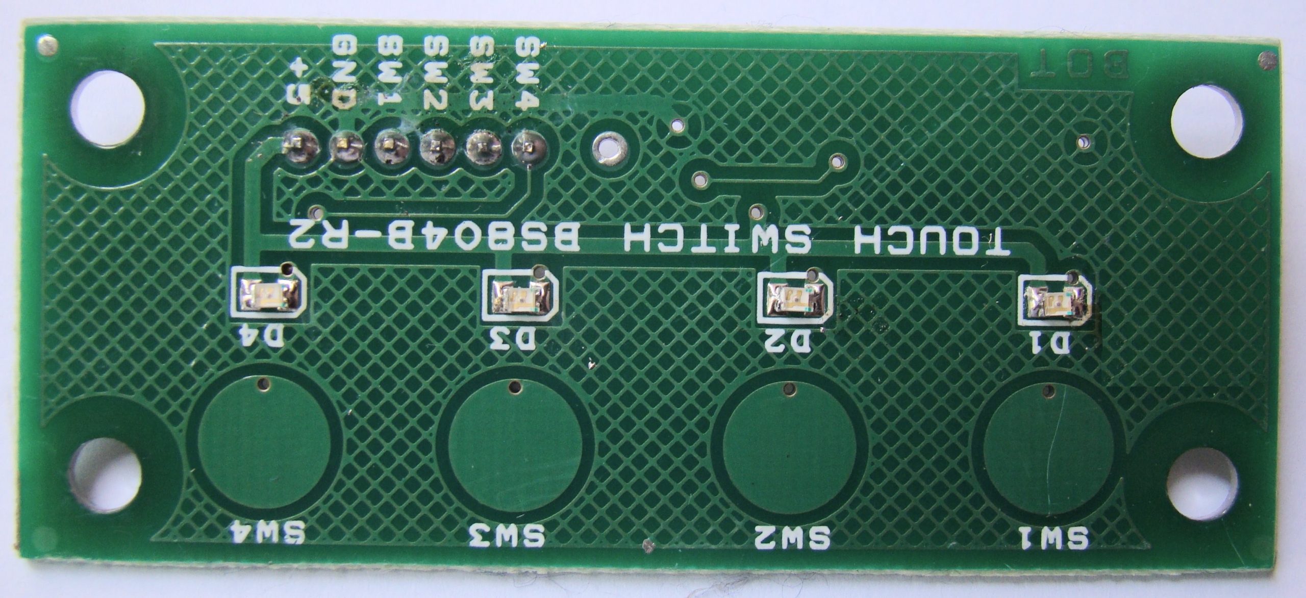 Capacitive 4 Button Touch Keypad - Hacktronics