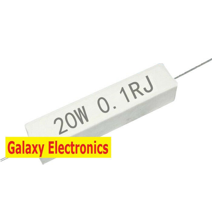 Cement Resistance 20W 0.1R Resistance Ceramic Resistor High Power ...