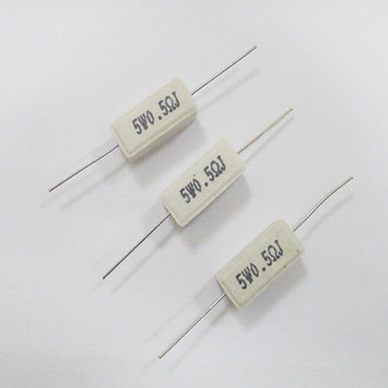 Cement Resistance 5W 0.5R Resistance Ceramic Resistor High Power ...