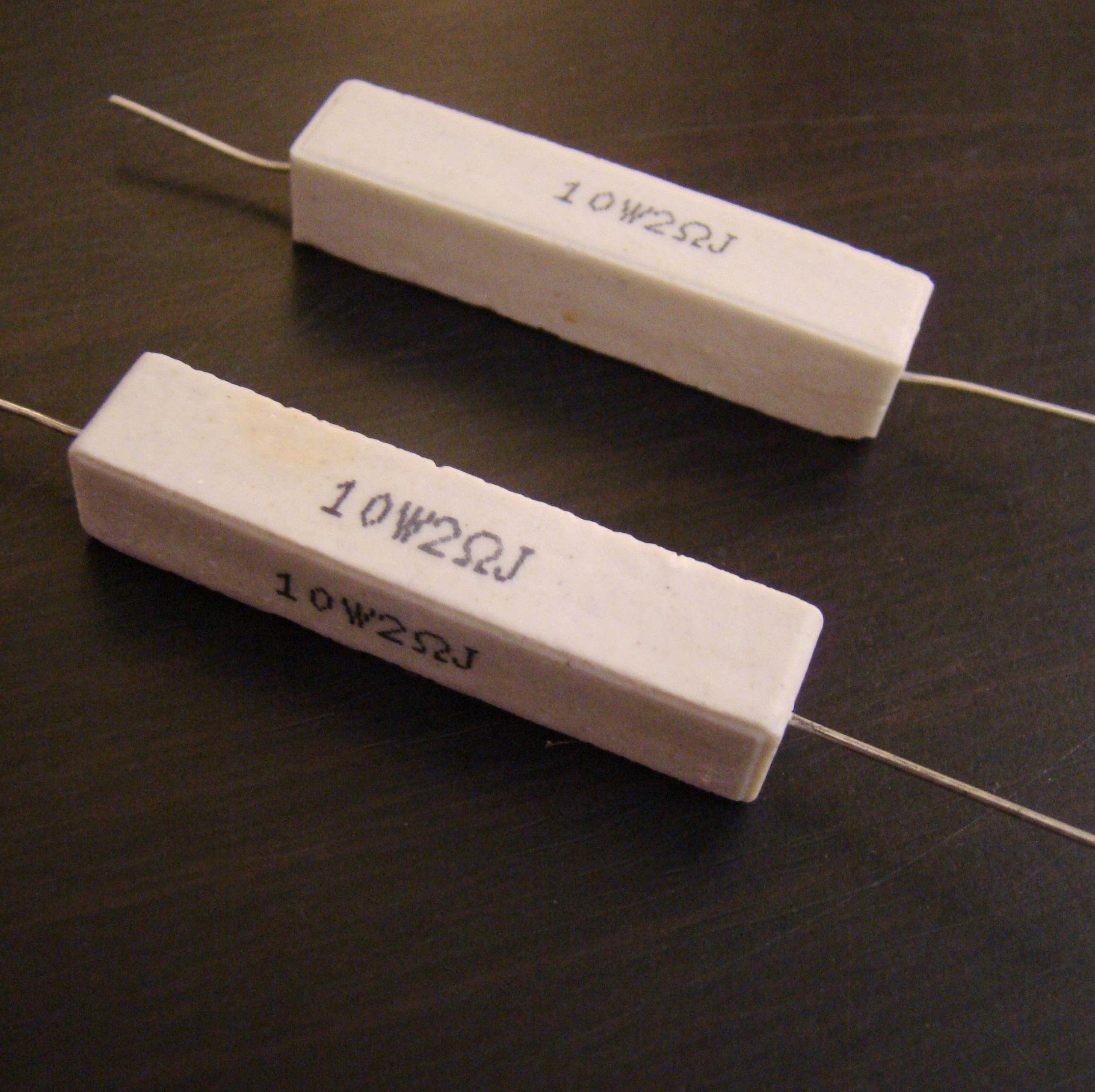 Cement Resistor 10W 2R J 2 Ohm ±5% Precision - Hacktronics