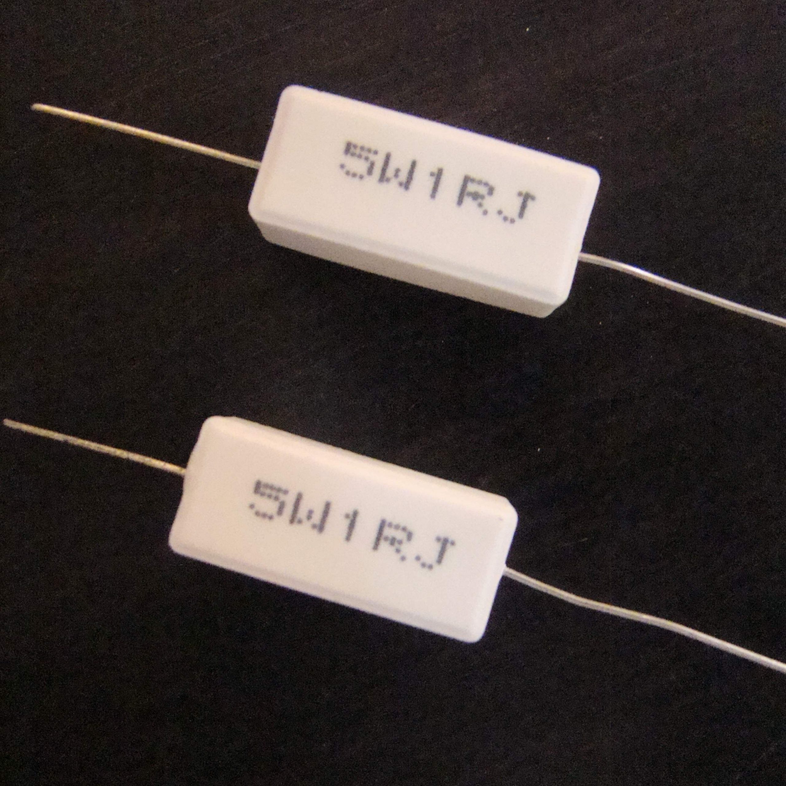 Cement Resistor 5W 1R J 1 Ohm ±5% Precision - Hacktronics