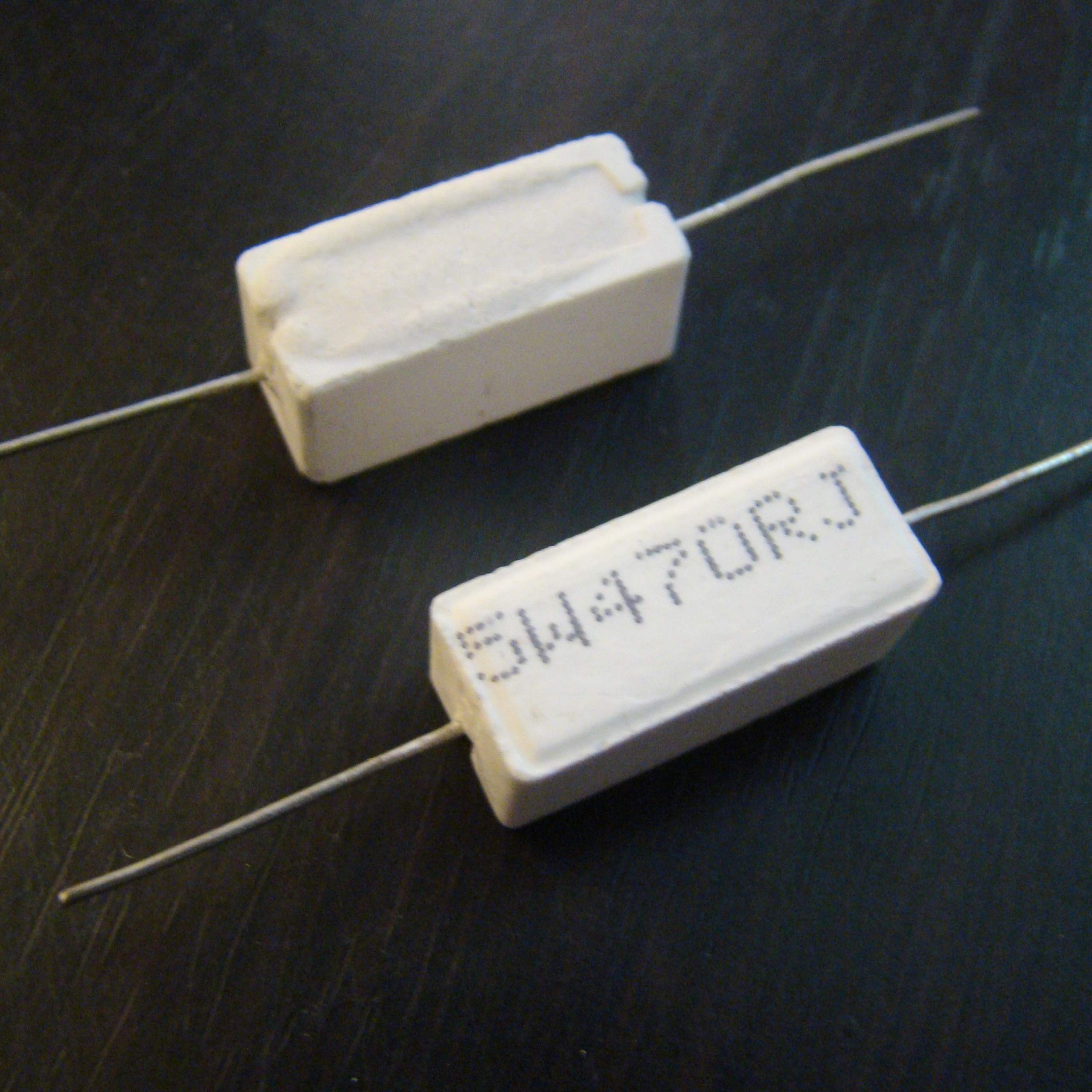 Cement Resistor 5W 470R J 470 Ohm ±5% Precision - Hacktronics