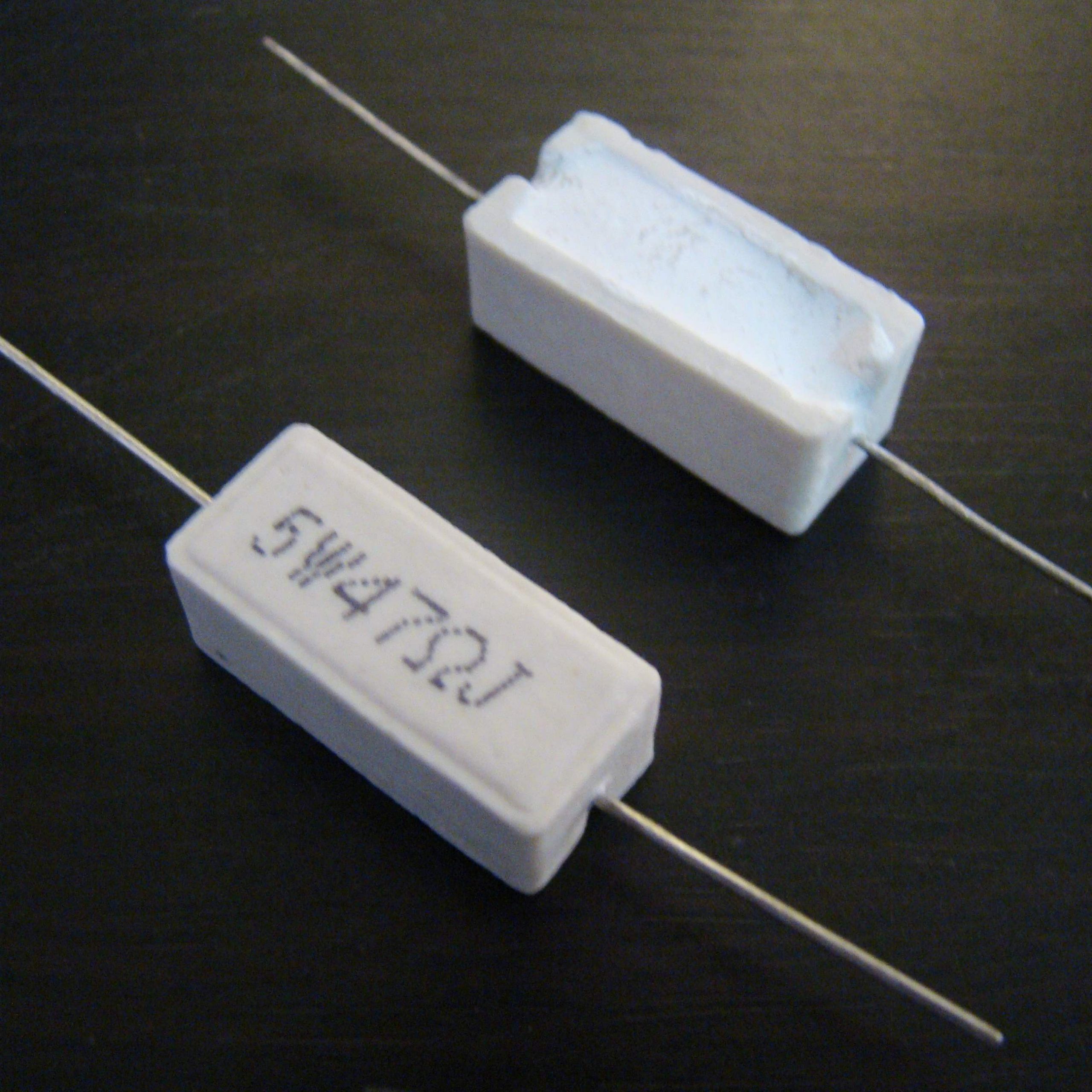 Cement Resistor 5W 47R J 47 Ohm ±5% Precision - Hacktronics