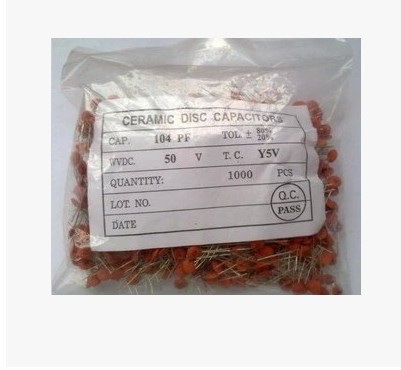 Ceramic Capacitor 104 104PF 50V - Hacktronics