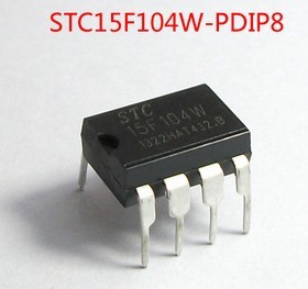DIP STC15F104W STC15F104W-35I-DIP8 Microcontroller - Hacktronics