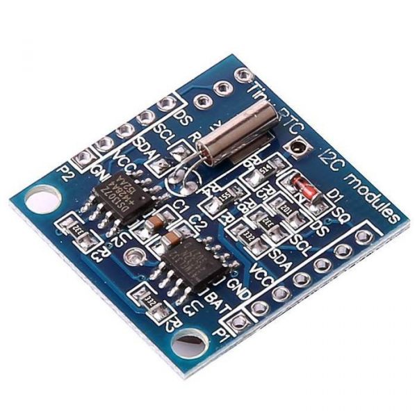 DS1307 RTC + AT24C32 EEPROM I2C Real Time Clock Module Board - Hacktronics