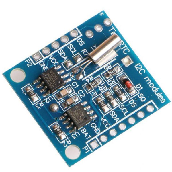 DS1307 RTC + AT24C32 EEPROM I2C Real Time Clock Module Board - Hacktronics