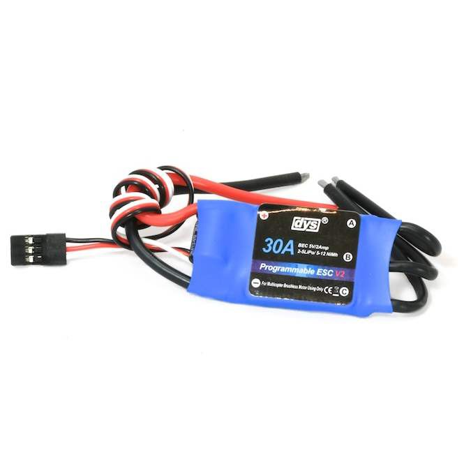 DYS 30A ESC Brushless Motor Speed Controller for 2S - 4S with 5V BEC ...