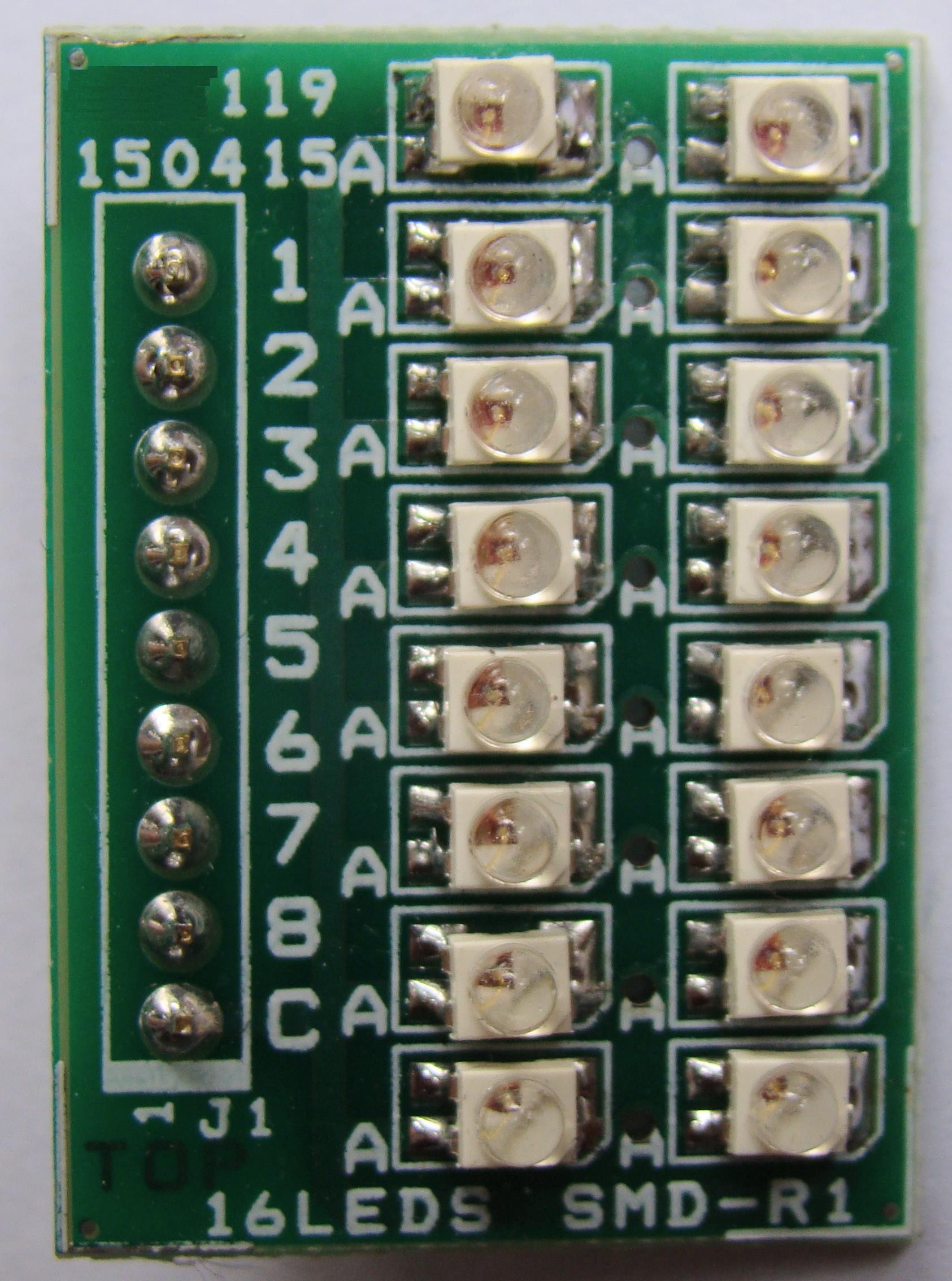 Dual 8 Bit LED Array - Hacktronics