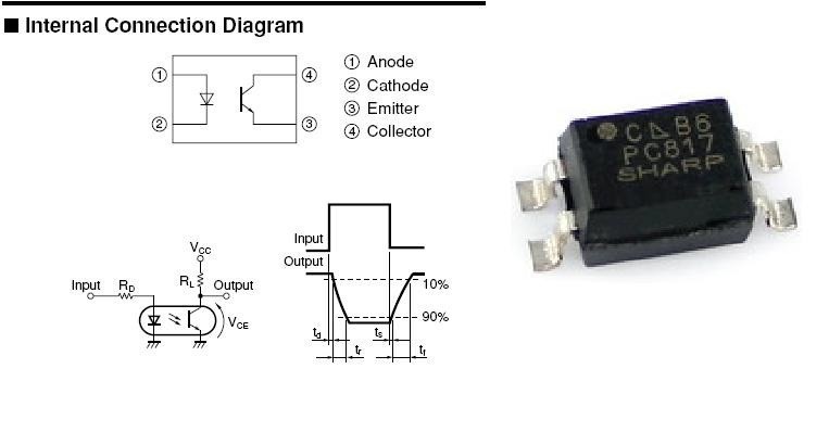 EL817/PC817 SOP-4 SMD Optocoupler - Hacktronics