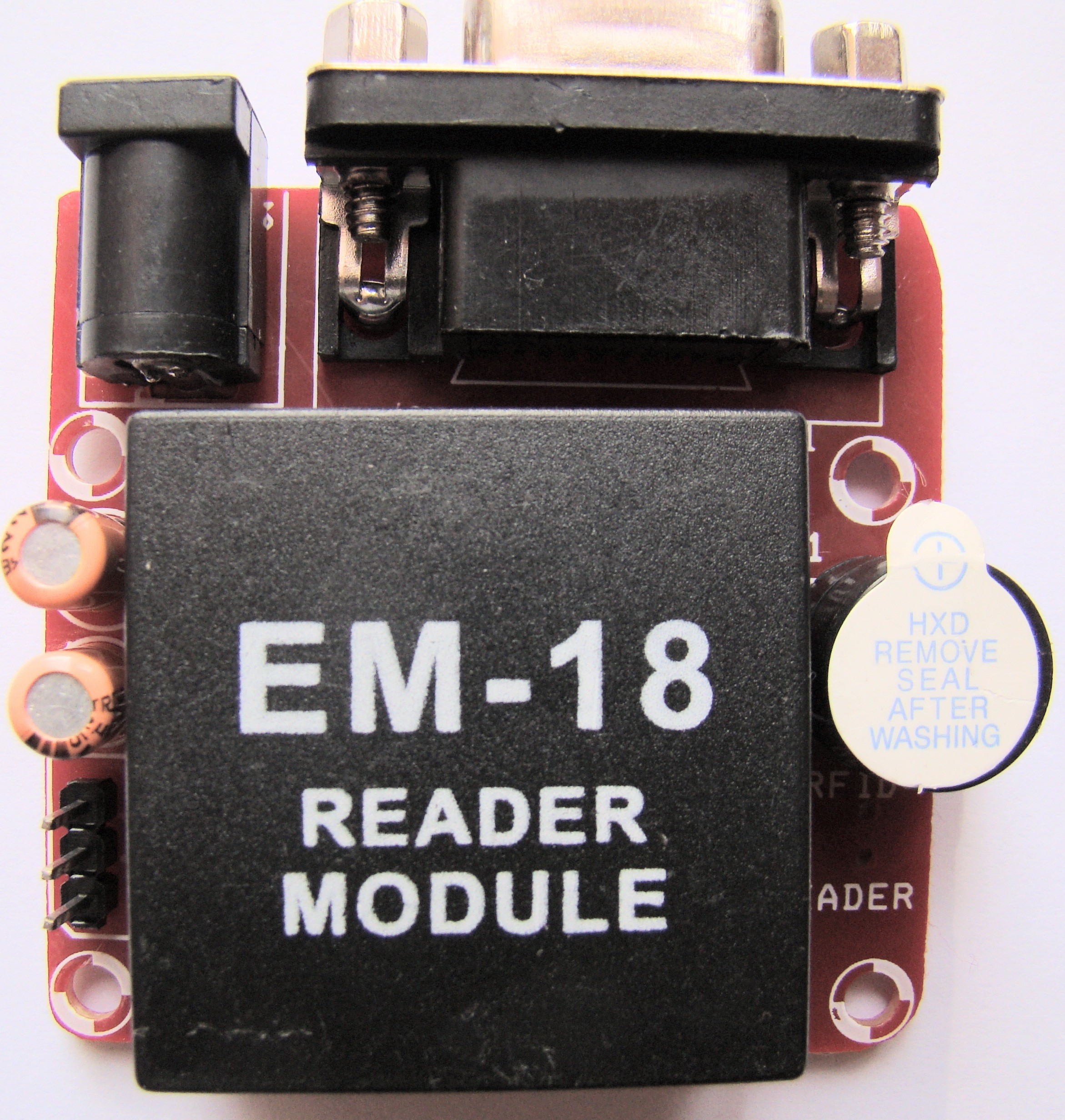 EM-18125 KHz RFID Reader with TTL & RS232 output and Power Regulator ...