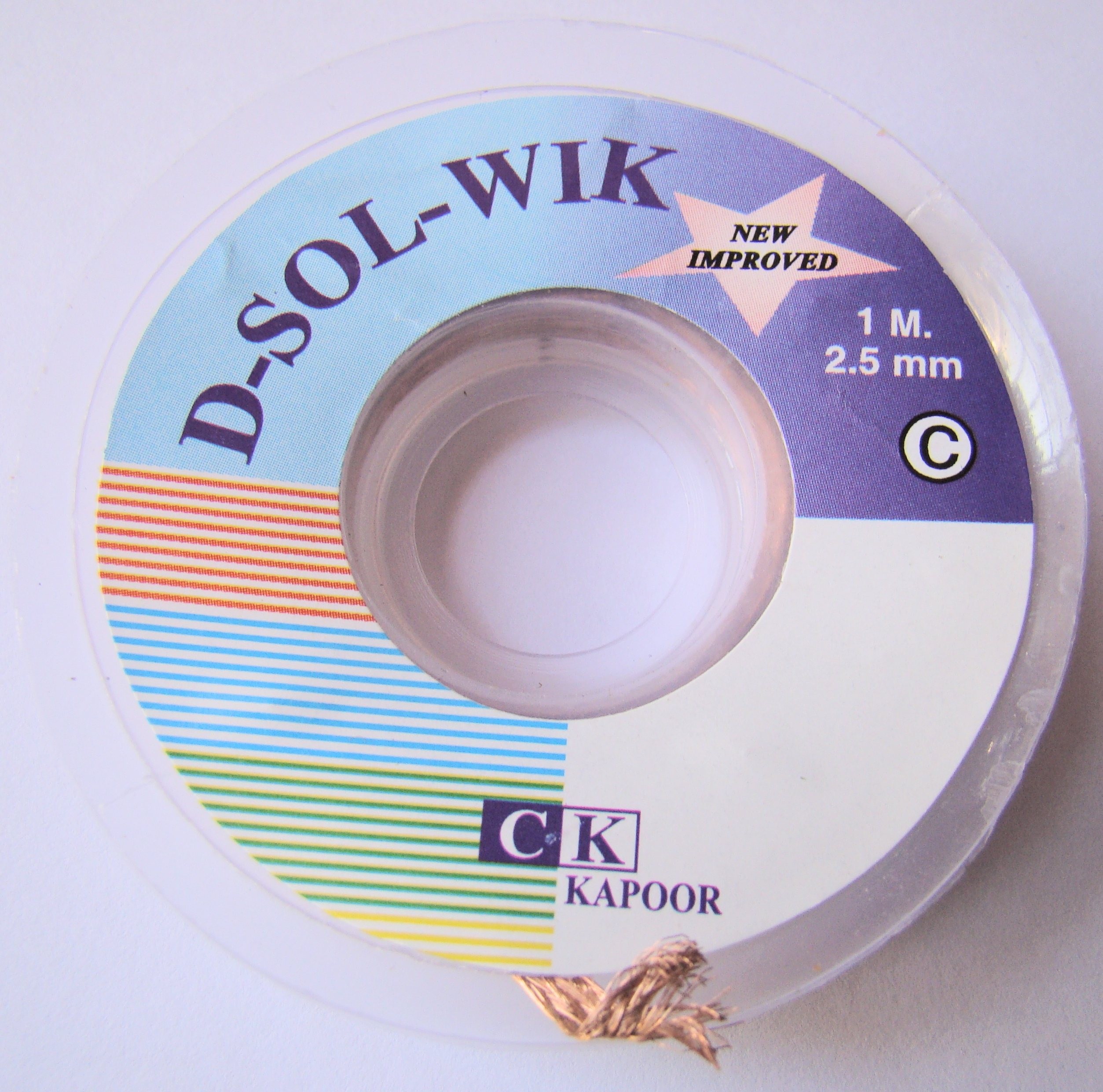 Fine Braid Solder Wick - Hacktronics