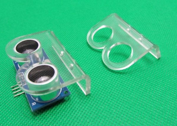 HC-SR04 Ultrasonic Sensor Transparent Fixing Bracket Stent Mount ...