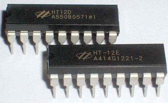 HT12E & HT12D Encoder and Decoder IC for RF Modules - Hacktronics