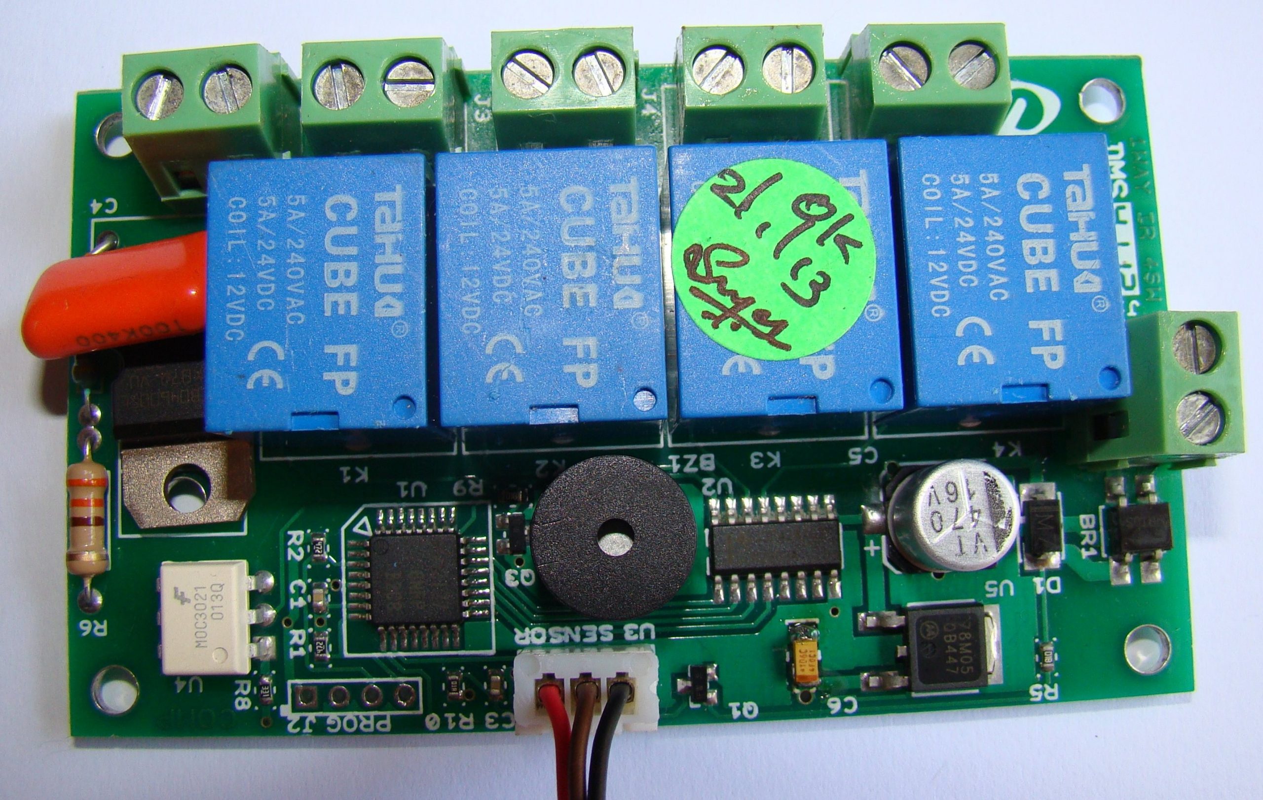 IR based Remote control for FAN speed control & 4 LIGHTS on/off ...