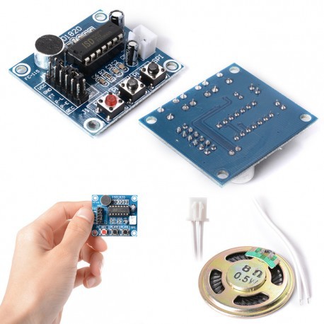 ISD1820 - Voice Recorder/ Playback Module with on-board Microphone and ...