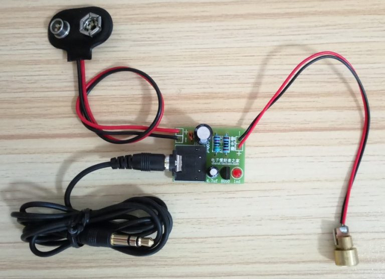 LiFi Laser Wireless Audio Transmission Kit Li-Fi Laser Infrared ...