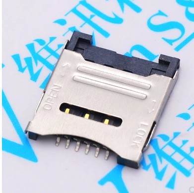 MICRO SIM Card Holder 6P 1.8MM Height - Hacktronics