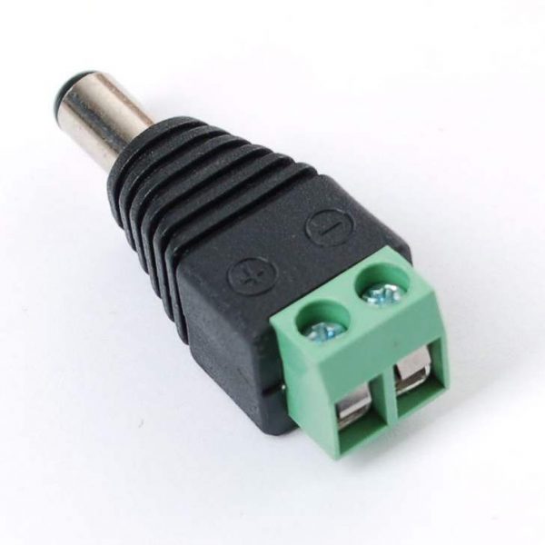 Male DC Power Jack Adapter Connector Plug - Hacktronics