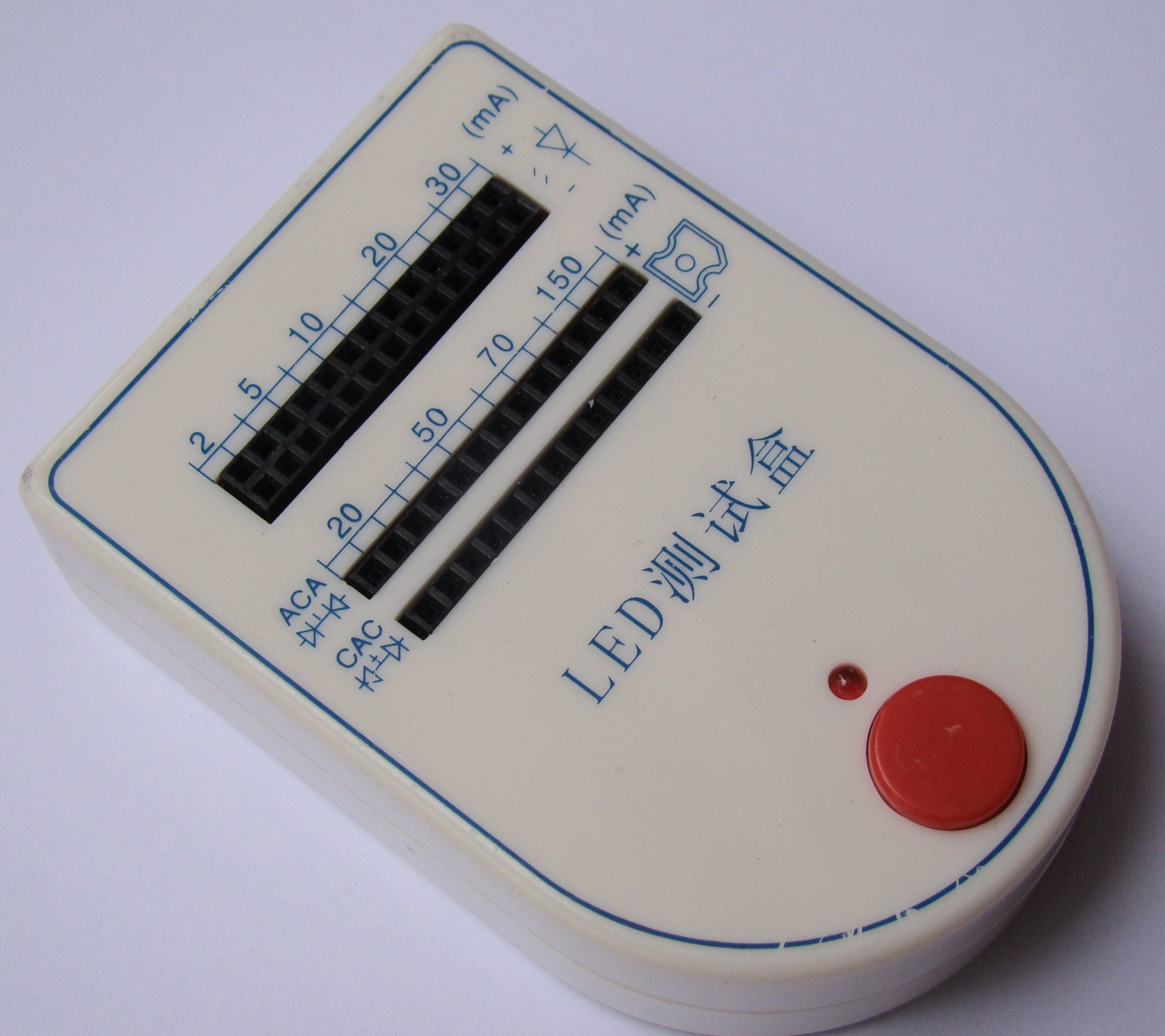 Mini Handy 2-150mA LED Lamp Tester Test Meter Box Tool - Hacktronics